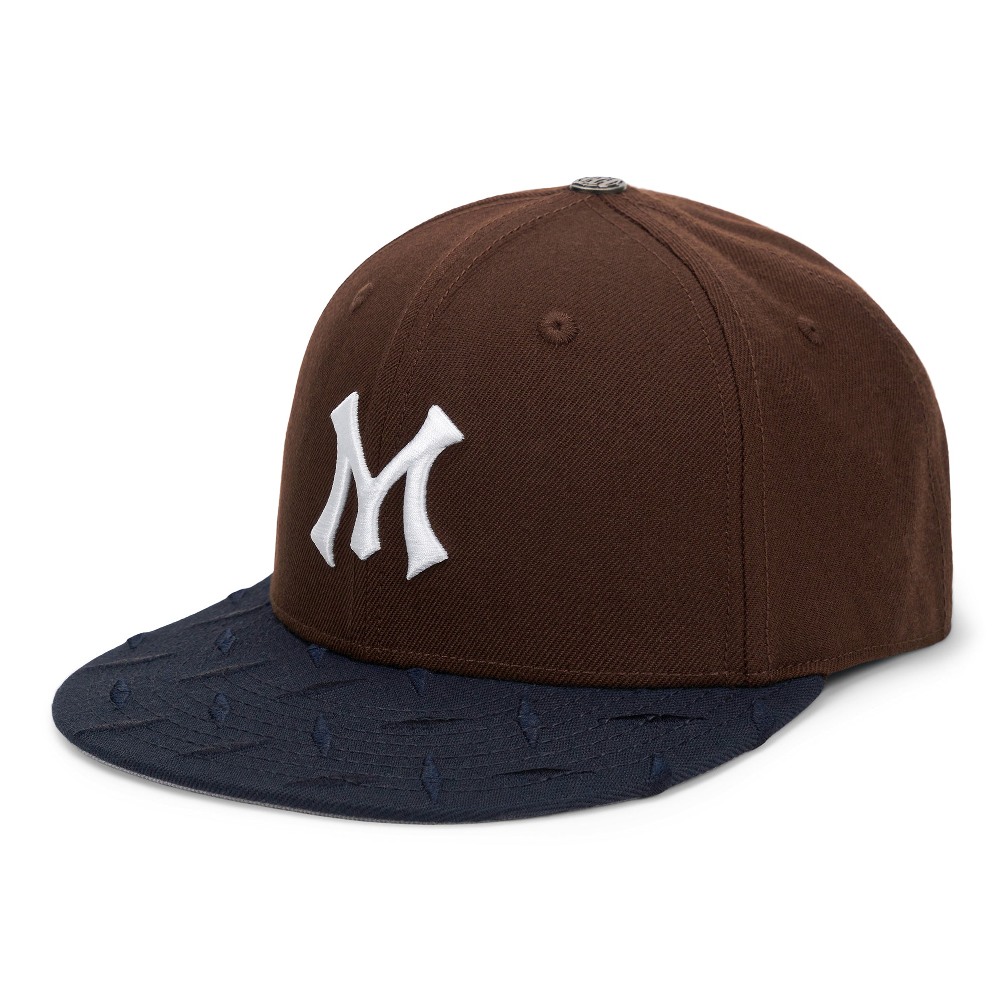 TEAM LOGO STEEL-PLATED BRIM FITTED CAP – MENACE