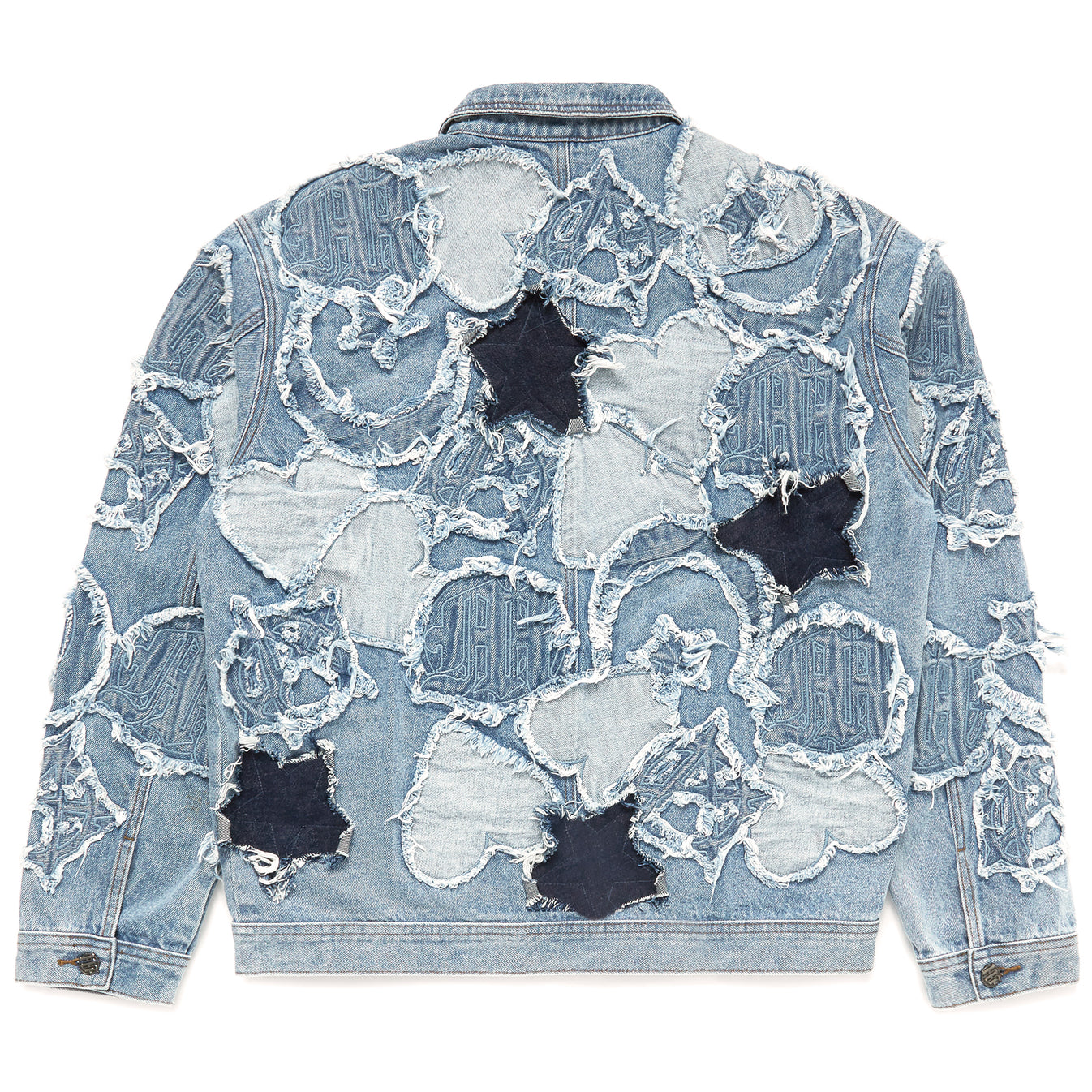 ICONOGRAPHY DENIM PATCH WORK JACKET – MENACE
